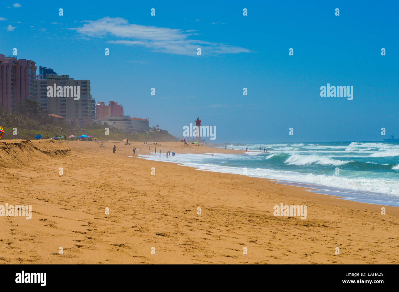 Summer beach landscape Stock Photo - Alamy