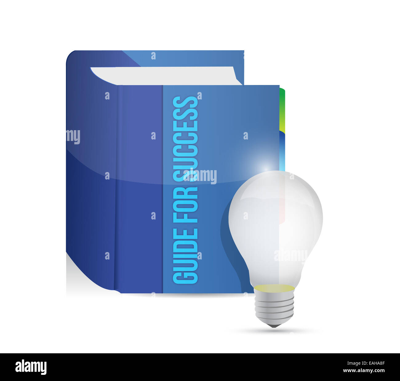 Guide for success book illustration design Stock Photo - Alamy