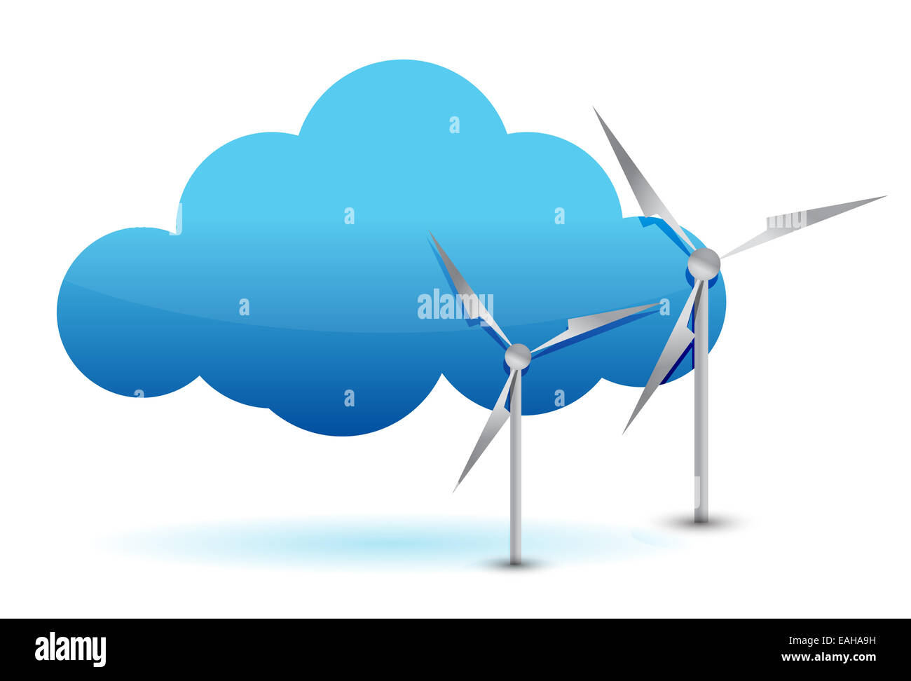 Windmill infrastructure Cut Out Stock Images & Pictures - Alamy