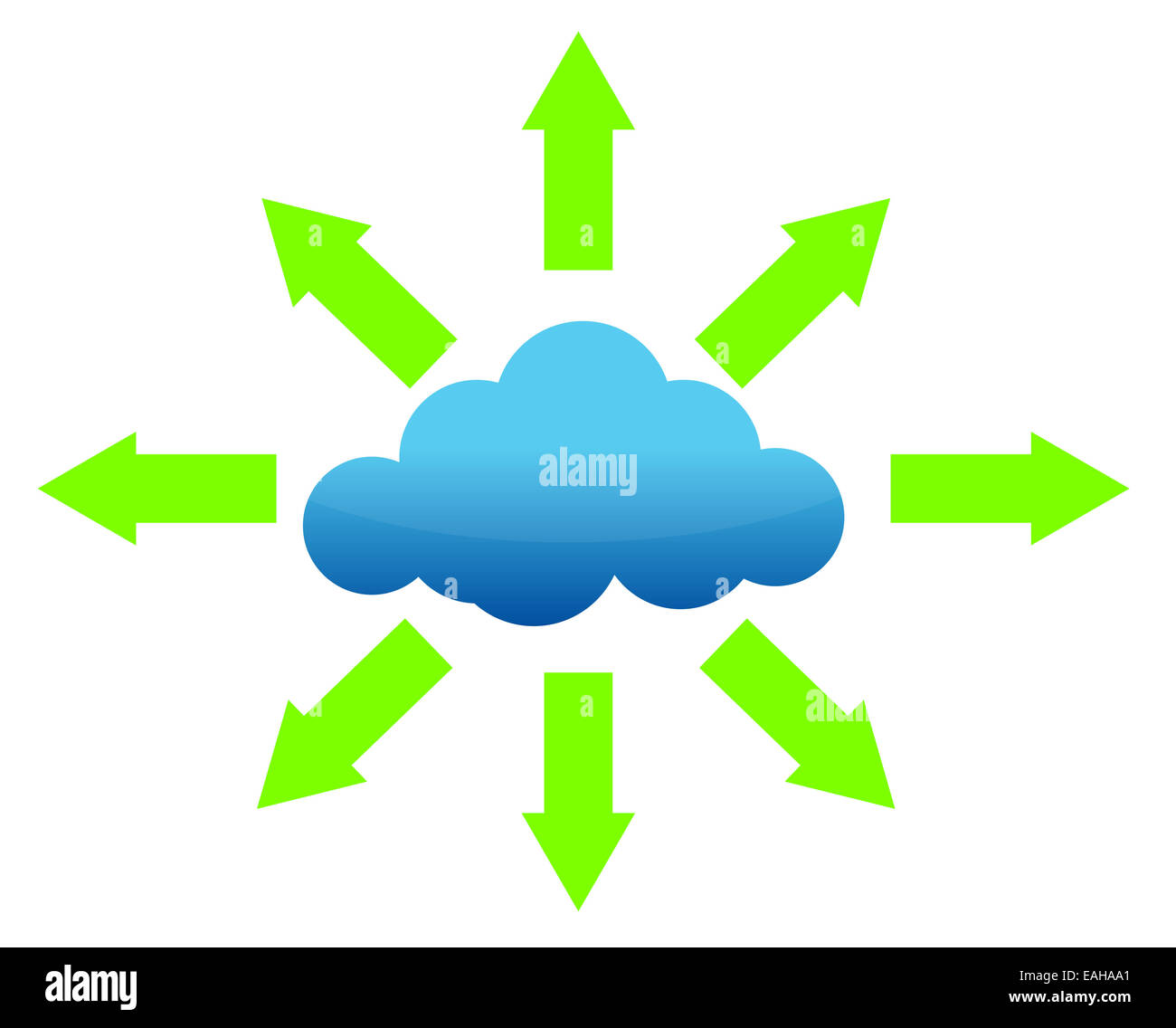 Data analytics cloud computing Cut Out Stock Images & Pictures - Alamy