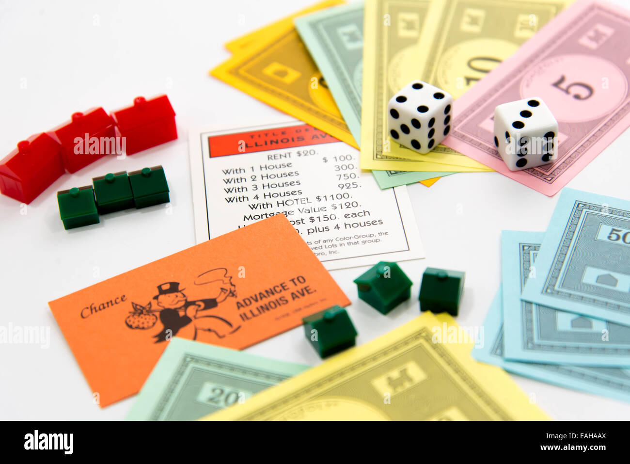 Monopoly board game Stock Photo - Alamy