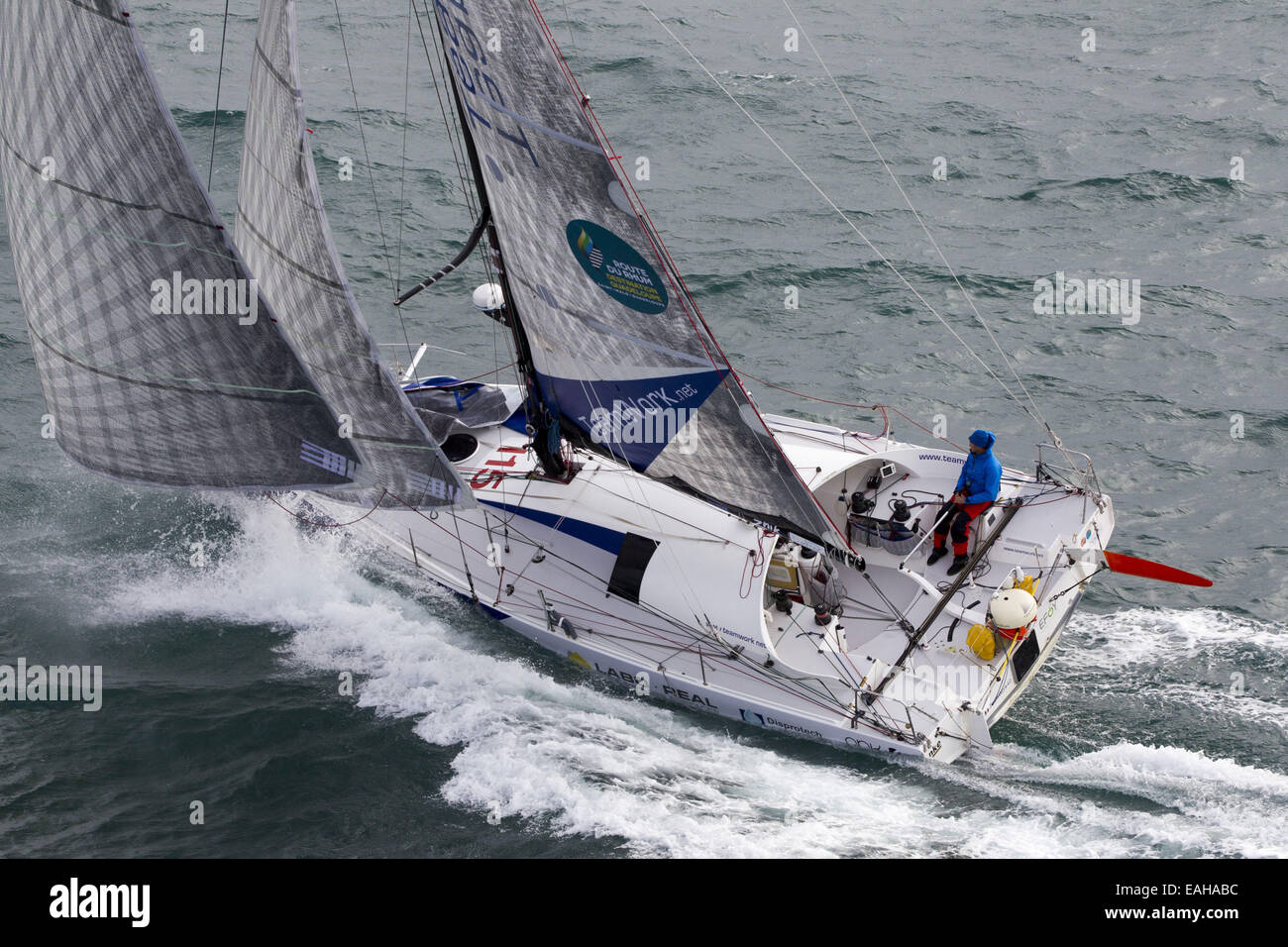 Saint Malo, Brittany, France. 26th Oct, 2014. Boats prepare for the ...