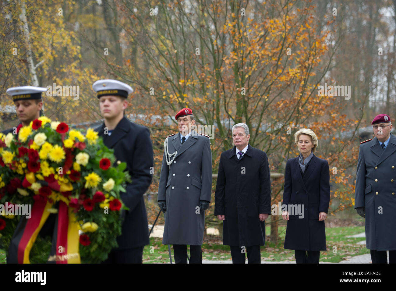 Chief of Protocol Colonel Hubertus von Rohr, left to right, German ...