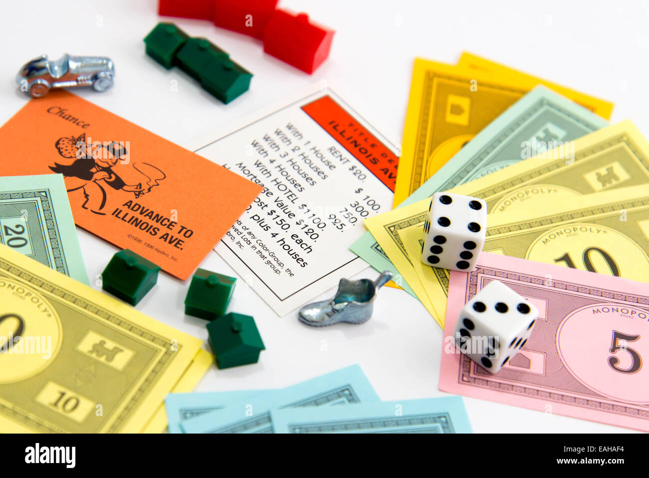 Monopoly board game Stock Photo - Alamy
