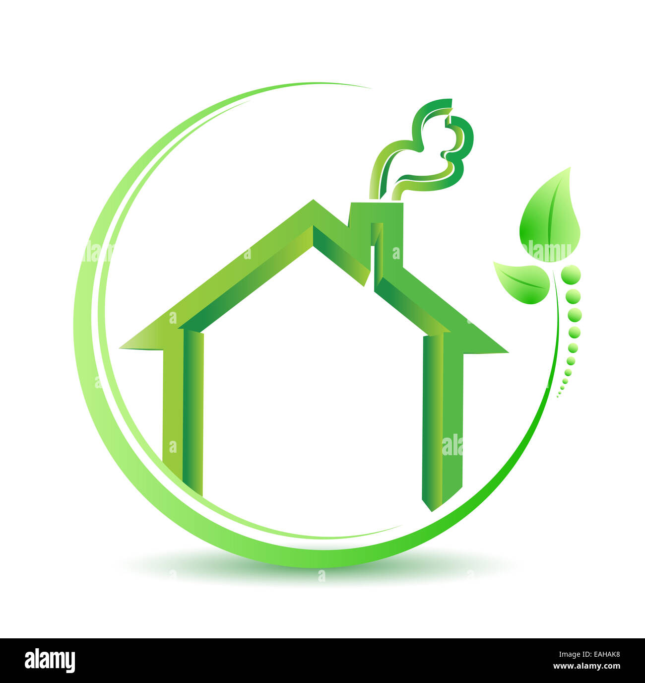 Eco friendly home Cut Out Stock Images & Pictures - Alamy