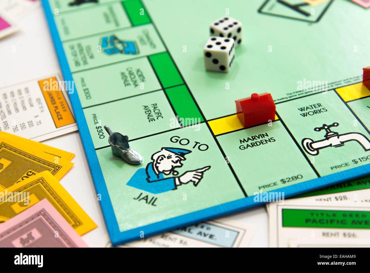 Monopoly board game Stock Photo - Alamy