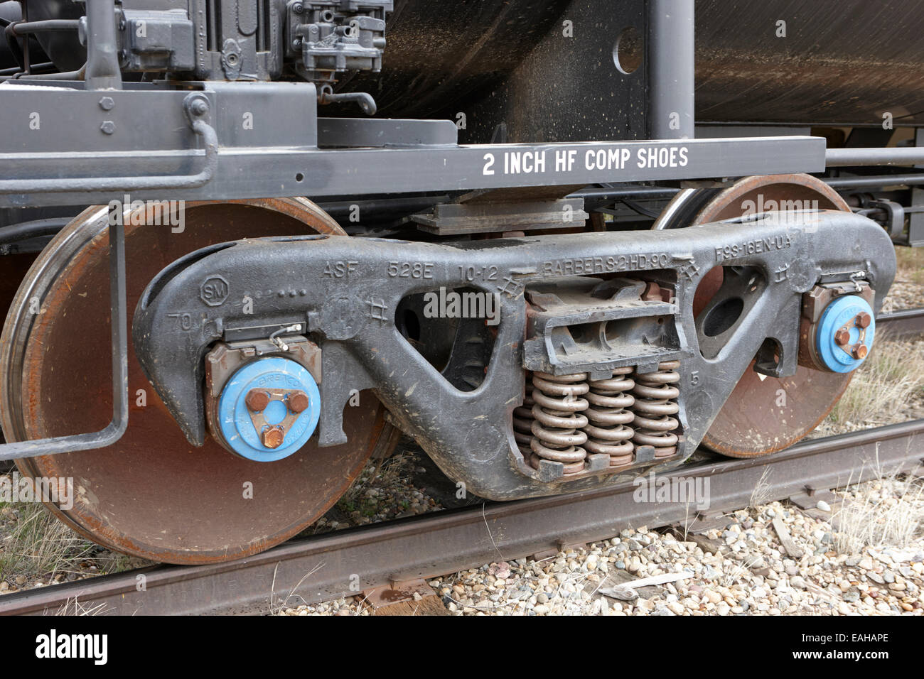 barber s2 trucks on freight grain trucks on former canadian pacific ...