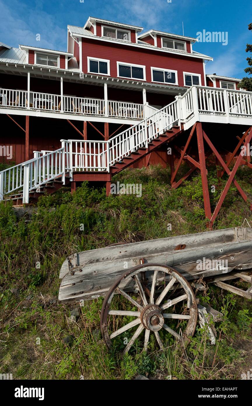 The mine building at Kennecott Mines National Historic Landmark once ...