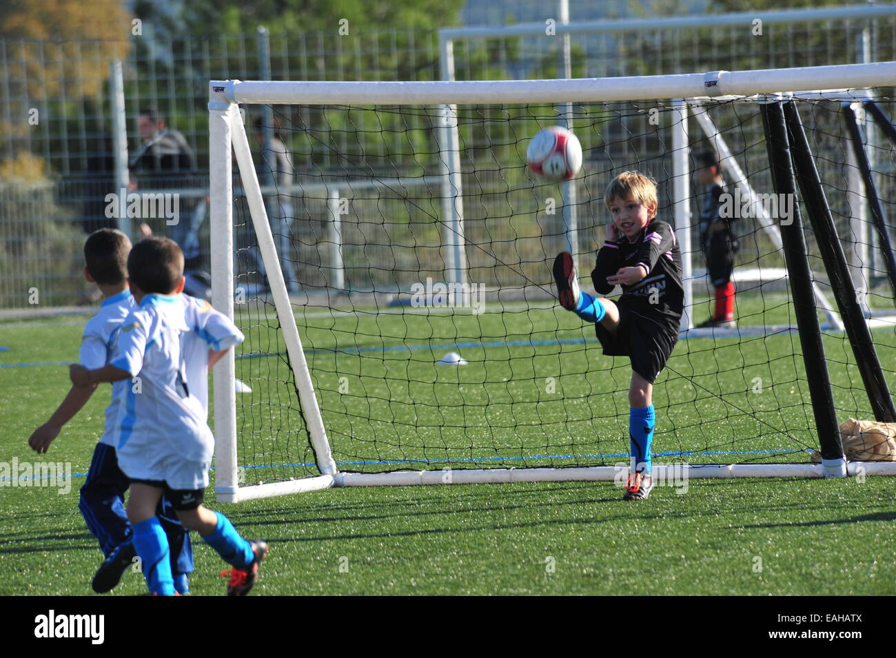 Under Sevens Football Stock Photo - Alamy