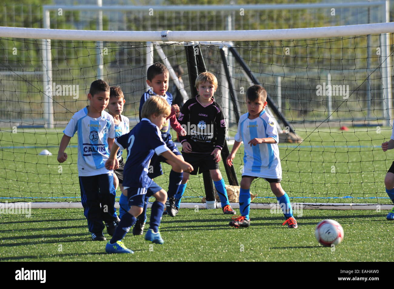 Under Sevens Football Stock Photo - Alamy