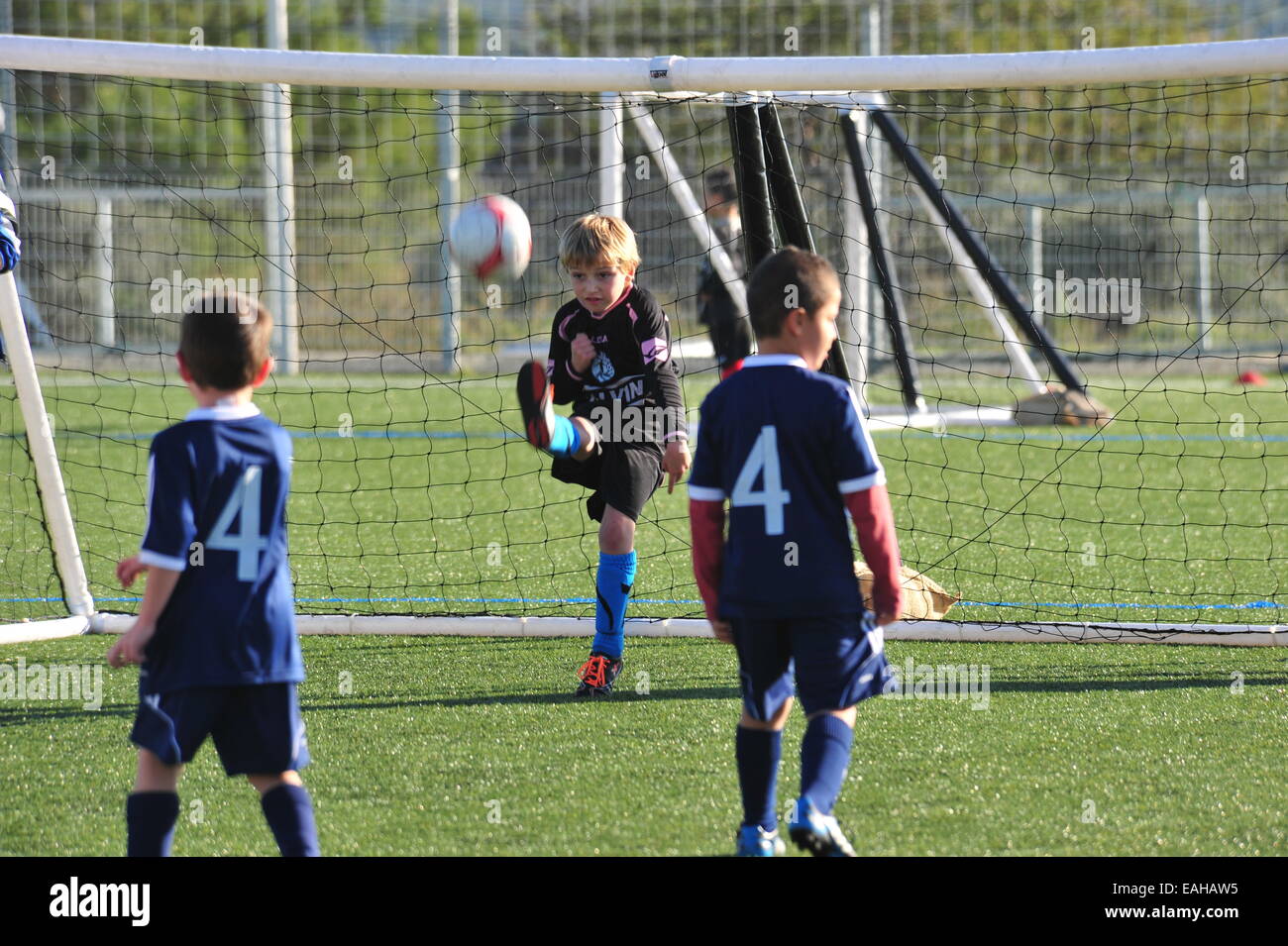 Under Sevens Football Stock Photo - Alamy