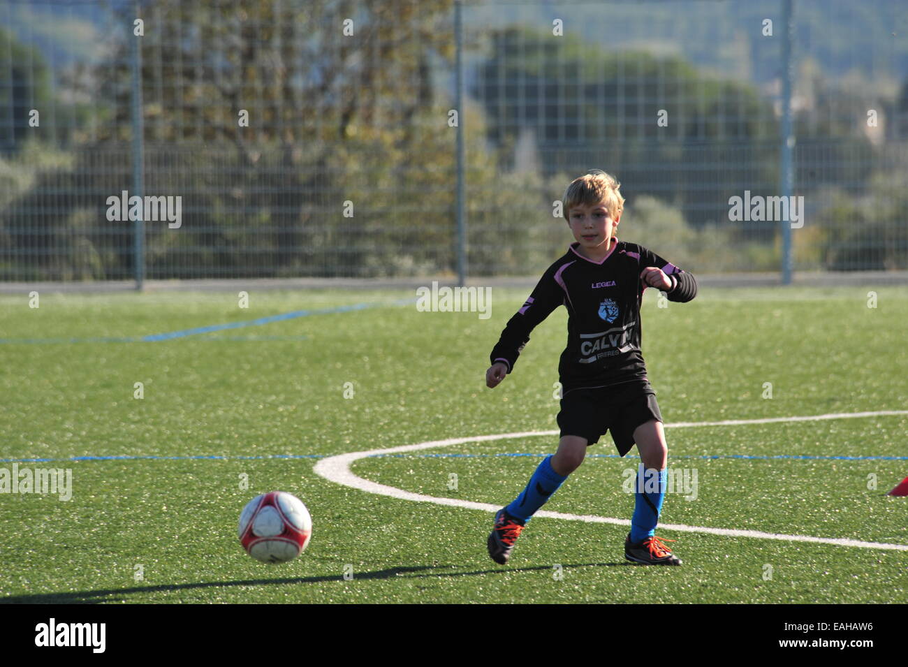 Under Sevens Football Stock Photo - Alamy