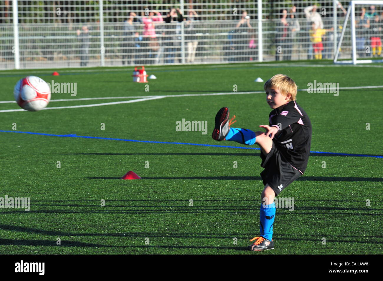 Under Sevens Football Stock Photo - Alamy