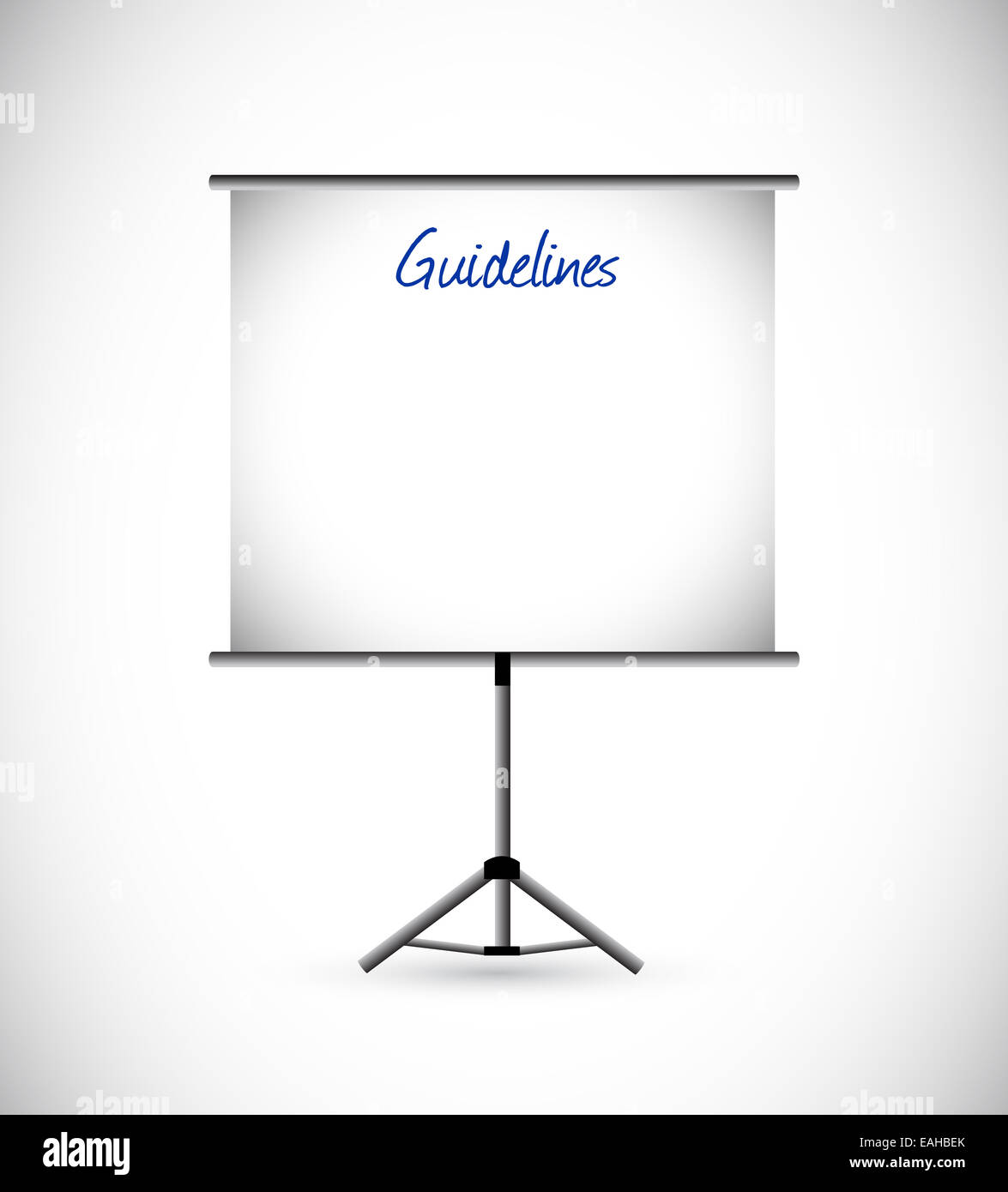 Guidelines presentation illustration design Stock Photo - Alamy