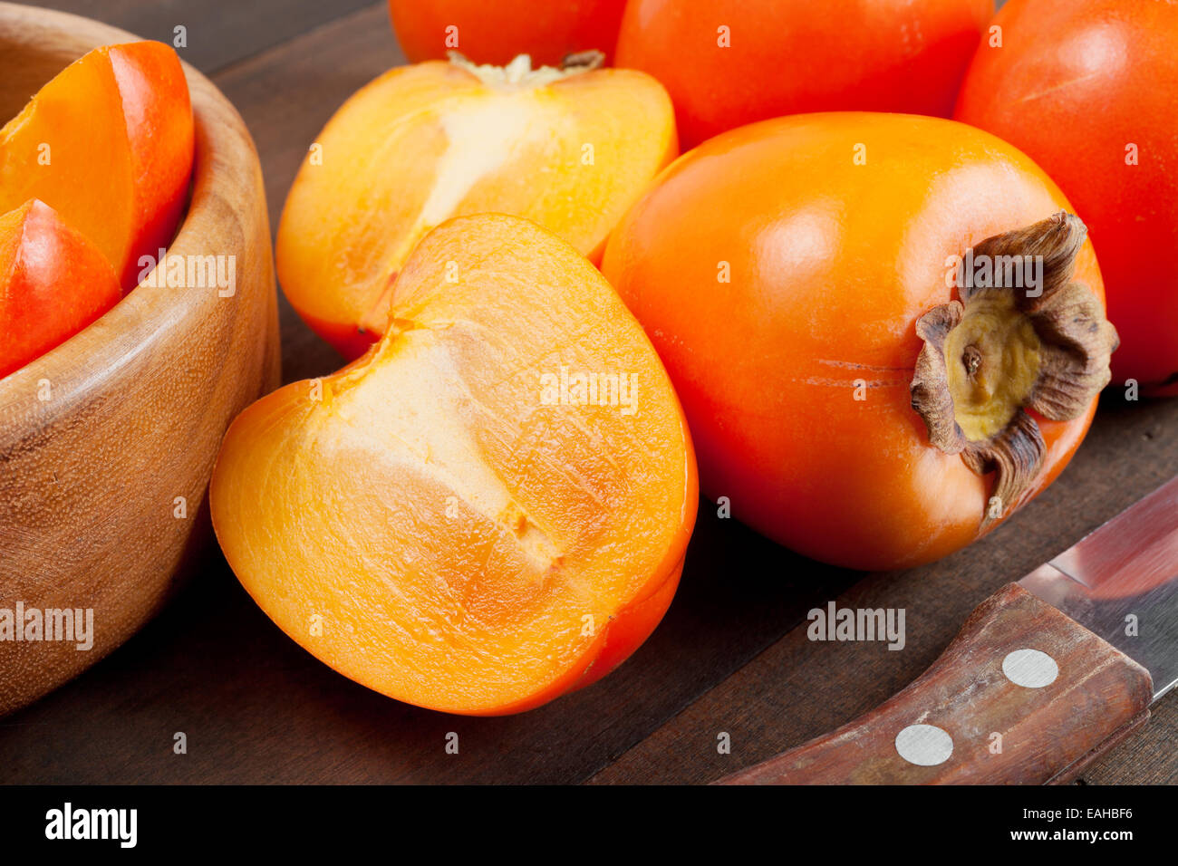 Asian persimmons hi-res stock photography and images - Alamy