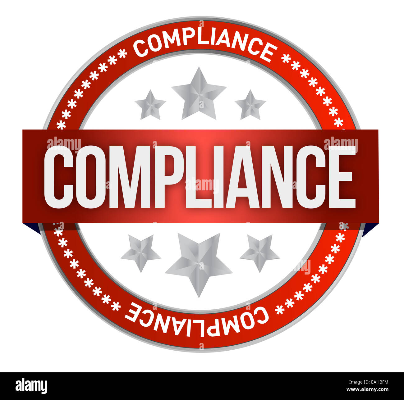 Compliance message Cut Out Stock Images & Pictures - Alamy