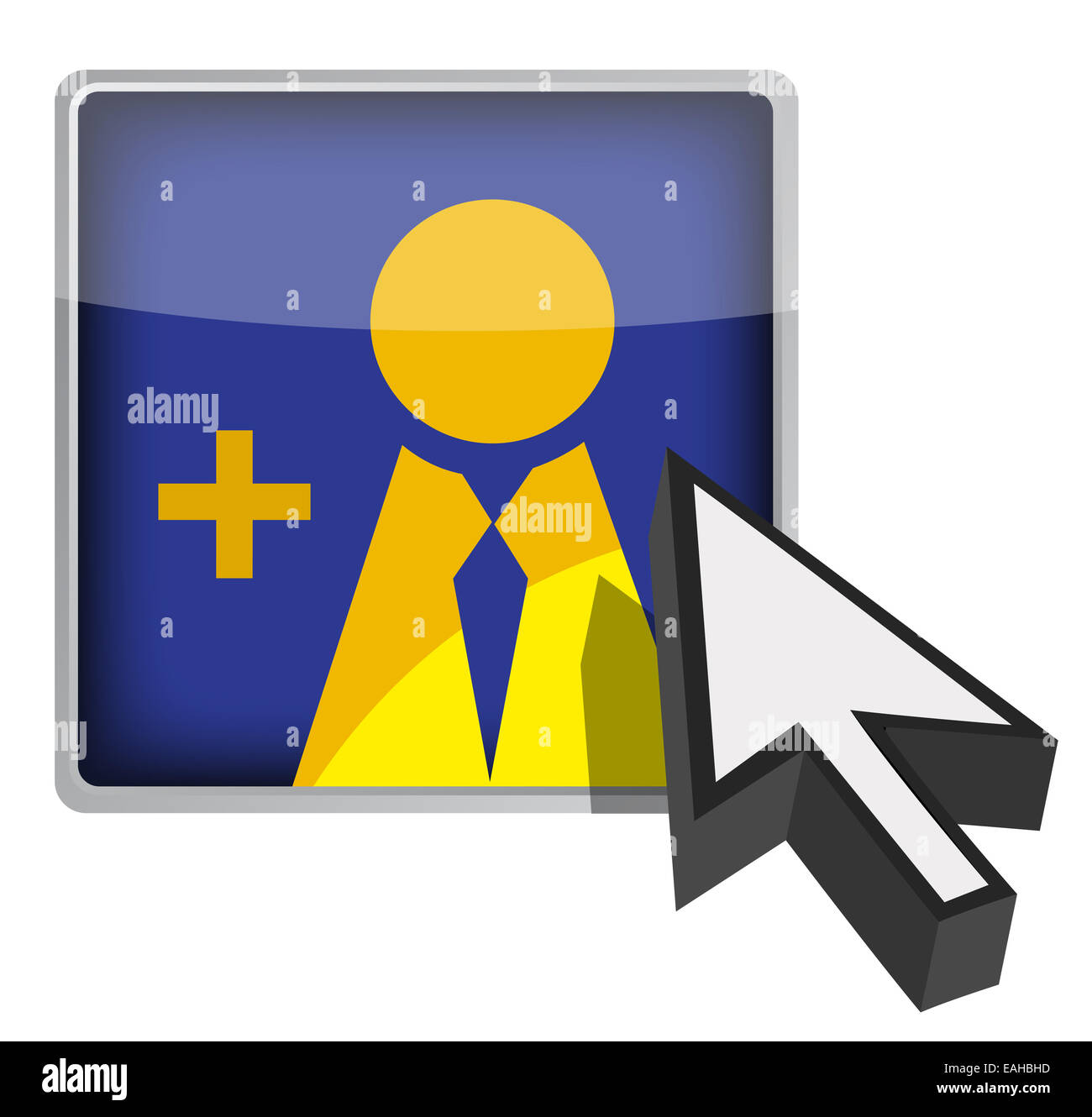 add friend concept illustration design over a white background Stock ...