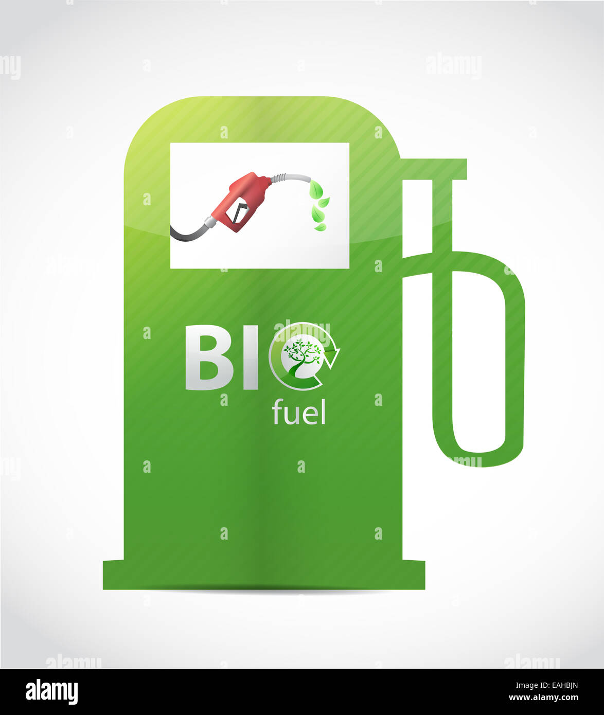 Bio fuel gas pump illustration design Stock Photo - Alamy