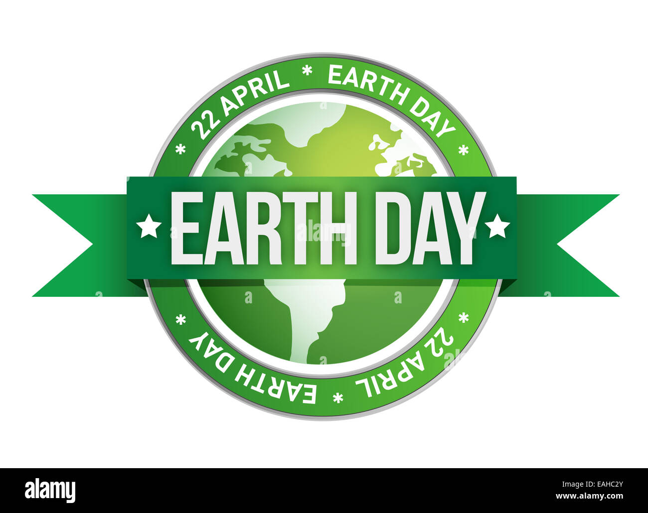 Earth day stamp sign hi-res stock photography and images - Alamy