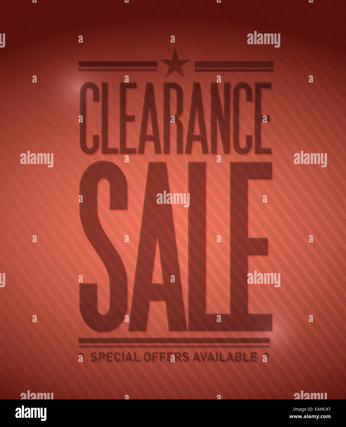 Clearance sale concept illustration Stock Photo - Alamy
