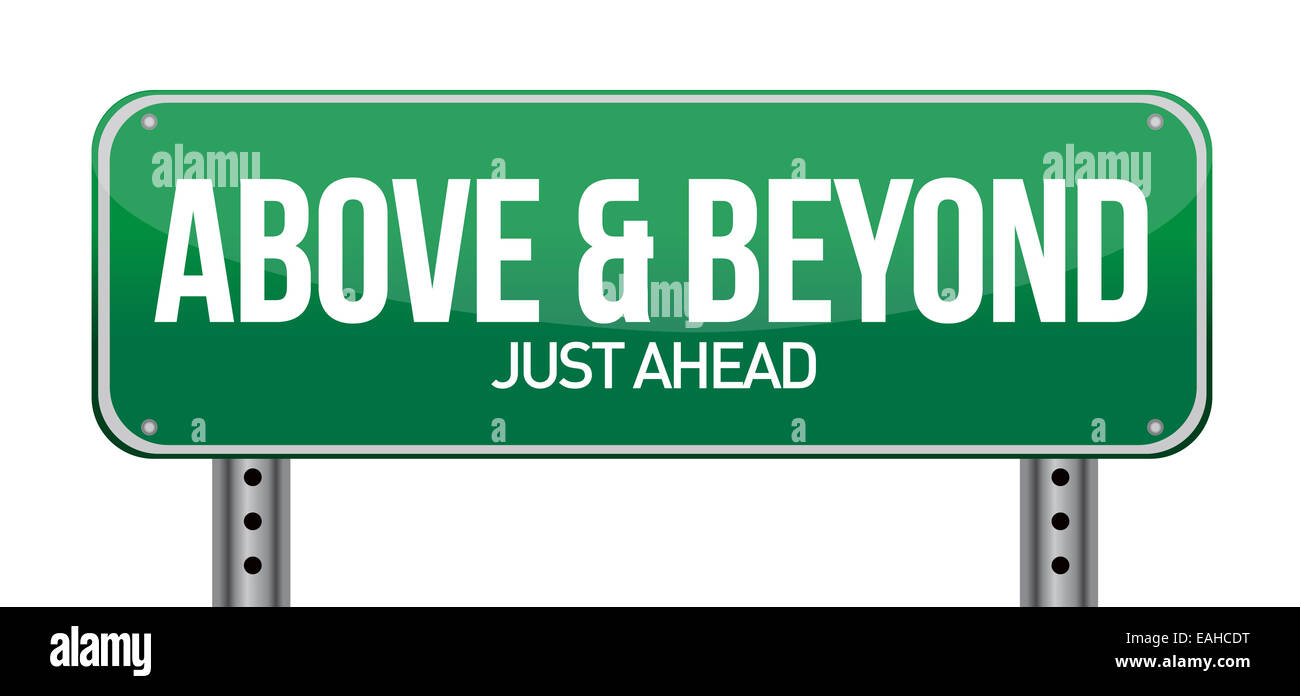 Above beyond Cut Out Stock Images & Pictures - Alamy