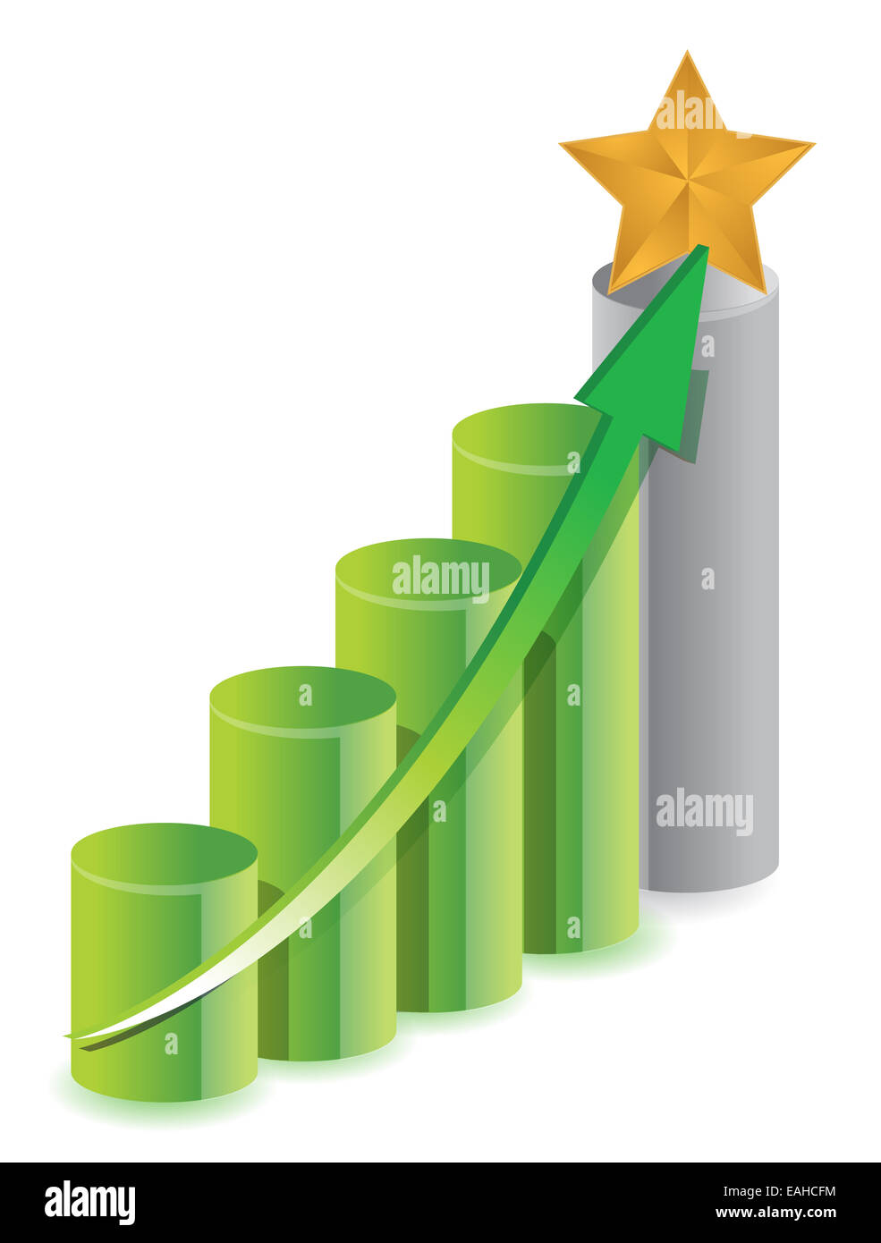 Gold star chart hi-res stock photography and images - Alamy