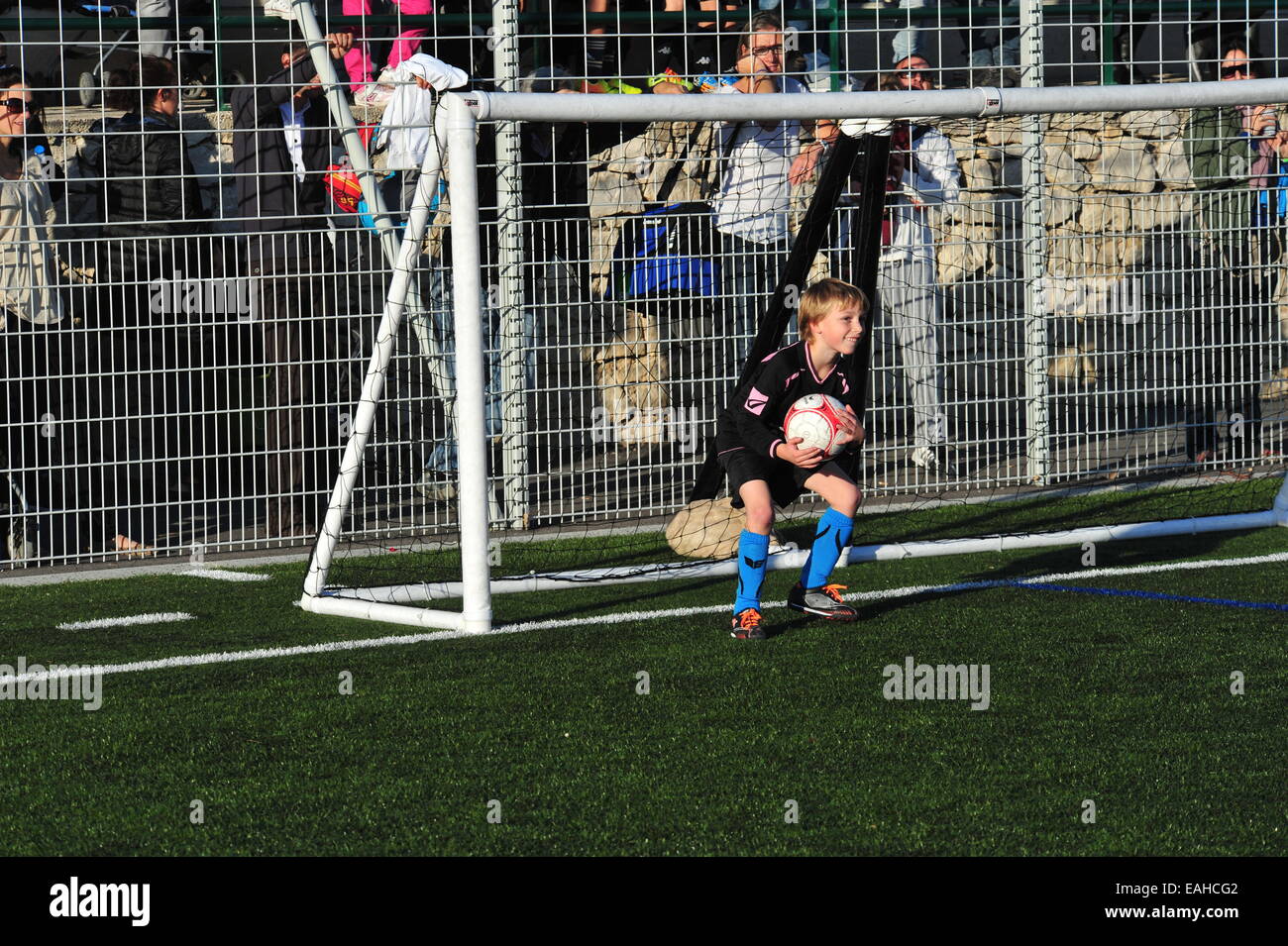 Under Sevens Football Stock Photo - Alamy