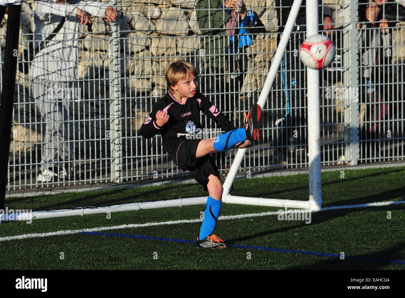 Under Sevens Football Stock Photo - Alamy