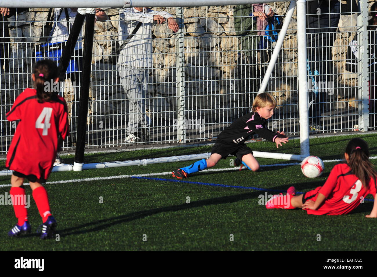 Under Sevens Football Stock Photo - Alamy