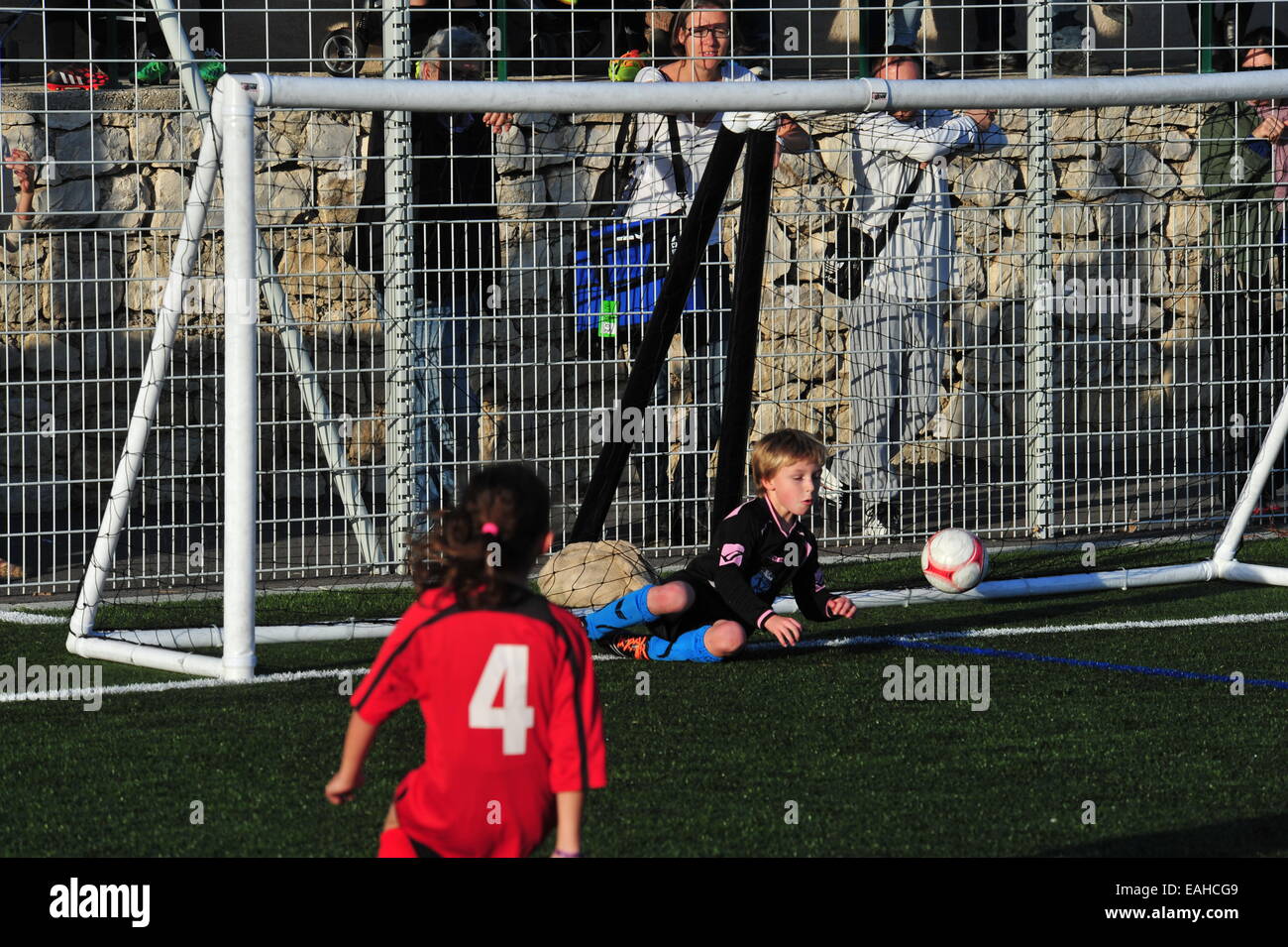 Under Sevens Football Stock Photo - Alamy