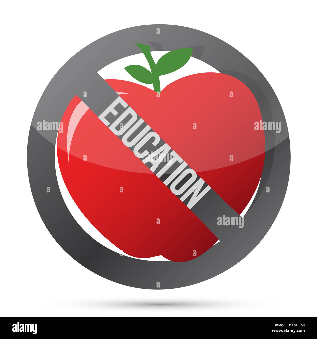 No education sign symbol Stock Photo - Alamy