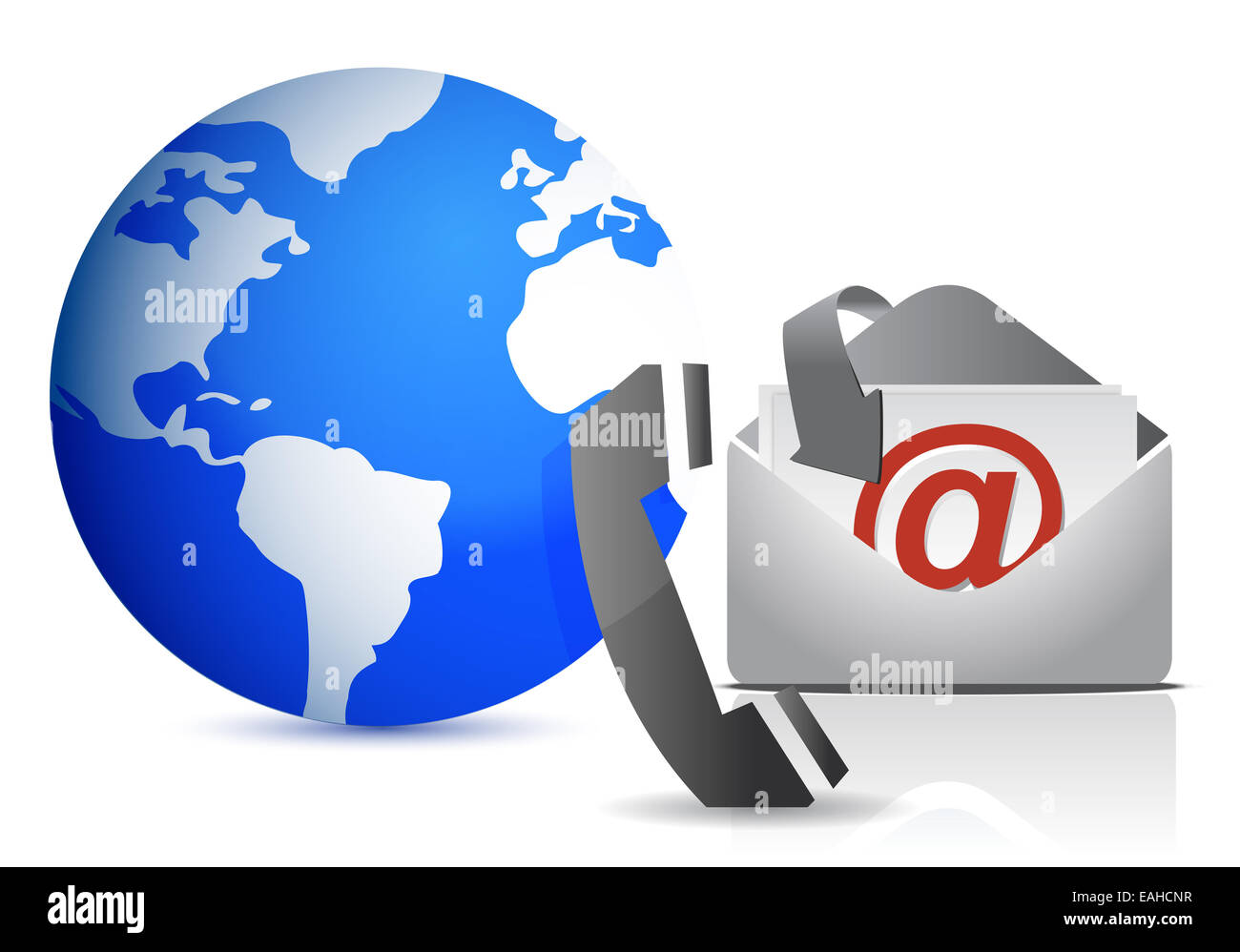 Communication concept illustration Stock Photo - Alamy