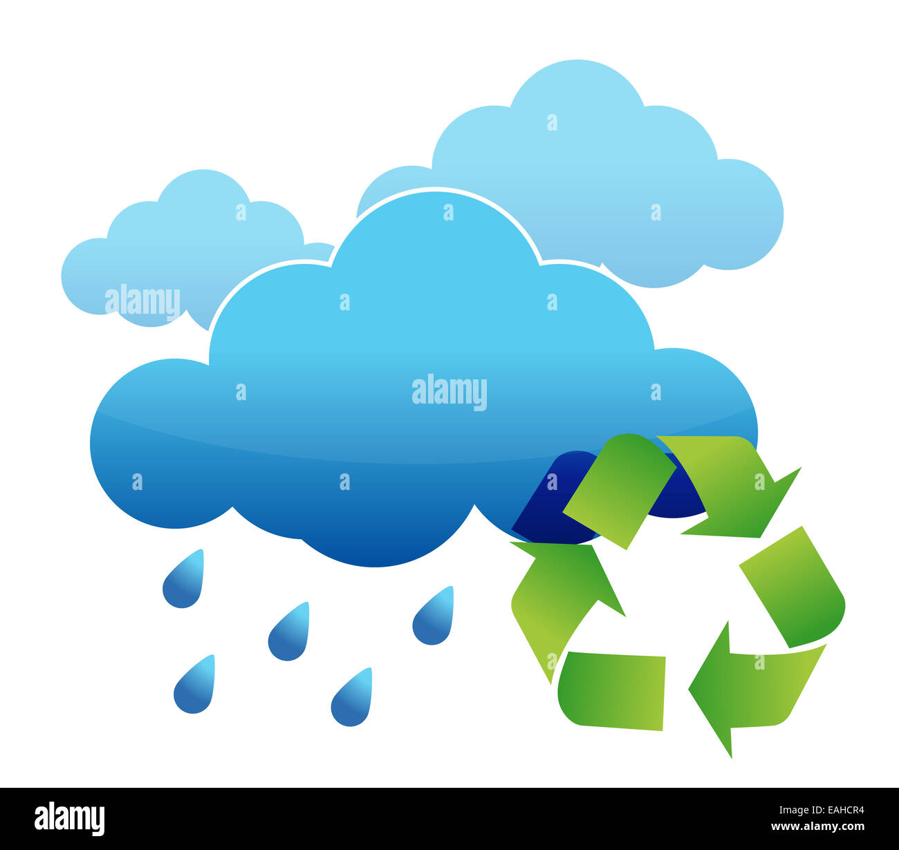 Recycle rain water Stock Photo - Alamy