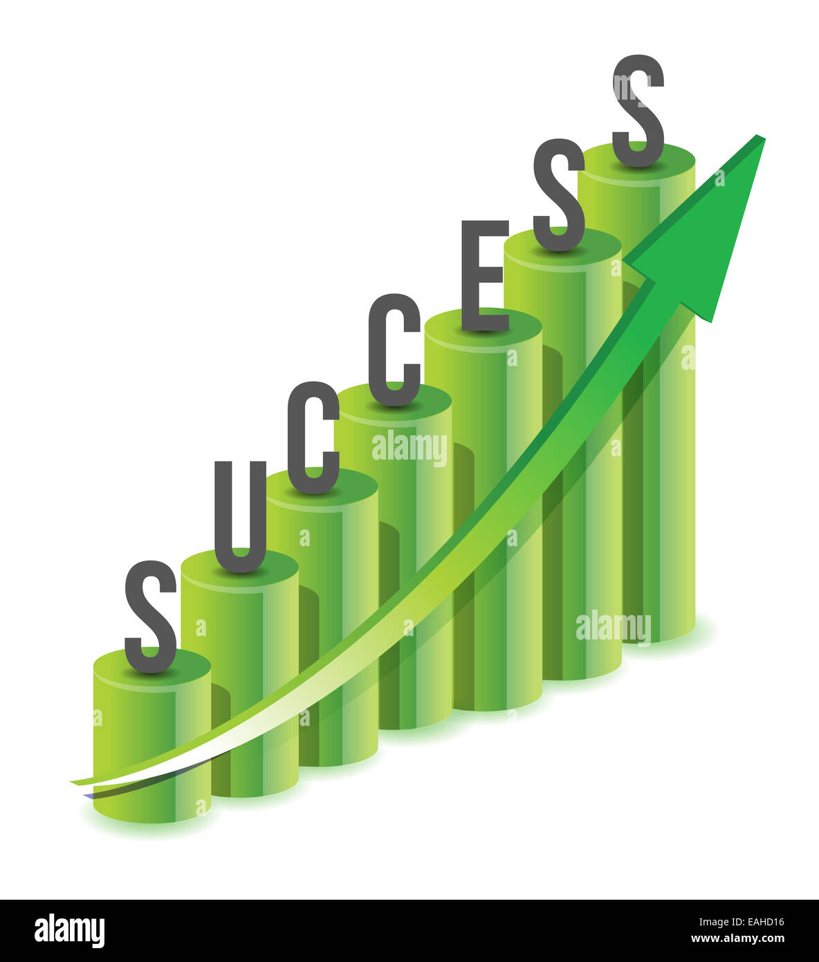 Success growth Chart Stock Photo - Alamy
