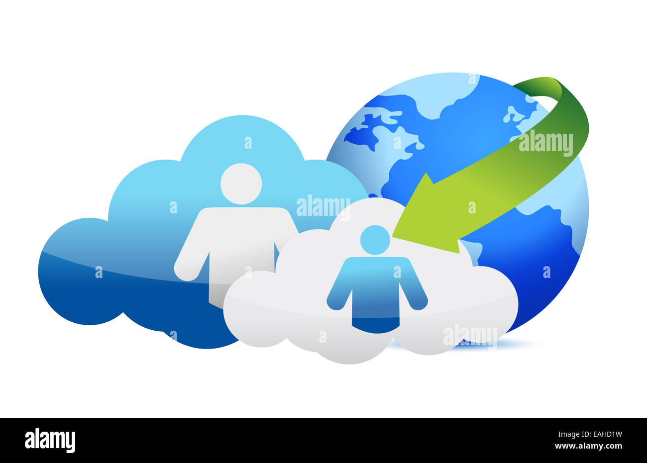 Cloud Computing concept Stock Photo - Alamy