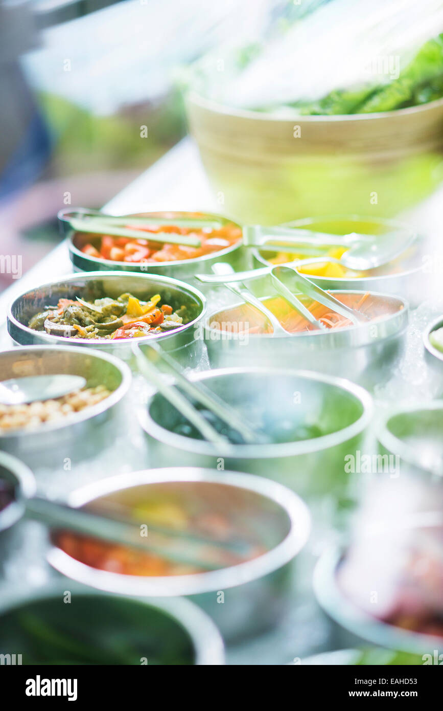 Buffet bowls hi-res stock photography and images - Alamy