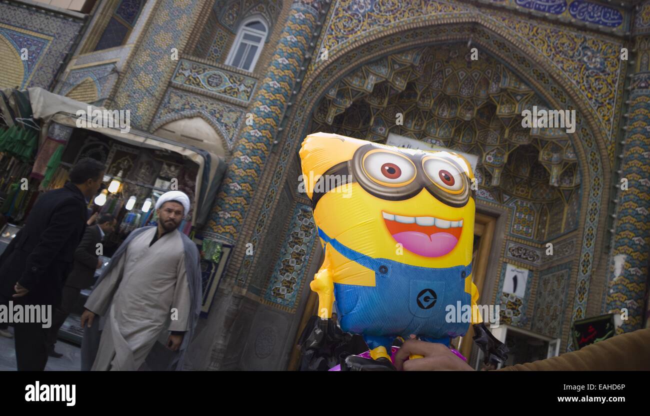 Qom, Iran. 15th Nov, 2014. November 15, 2014 - Qom, Iran - An Iranian ...