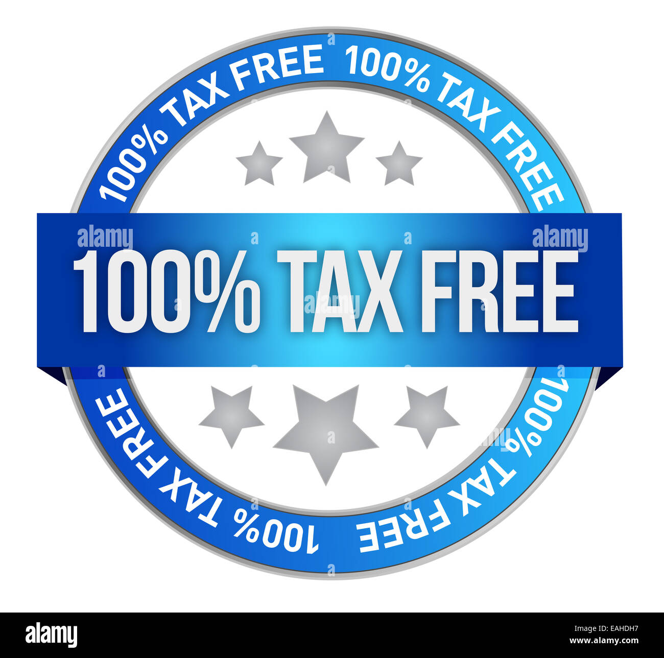 Tax free icon illustration design over a white background Stock Photo ...