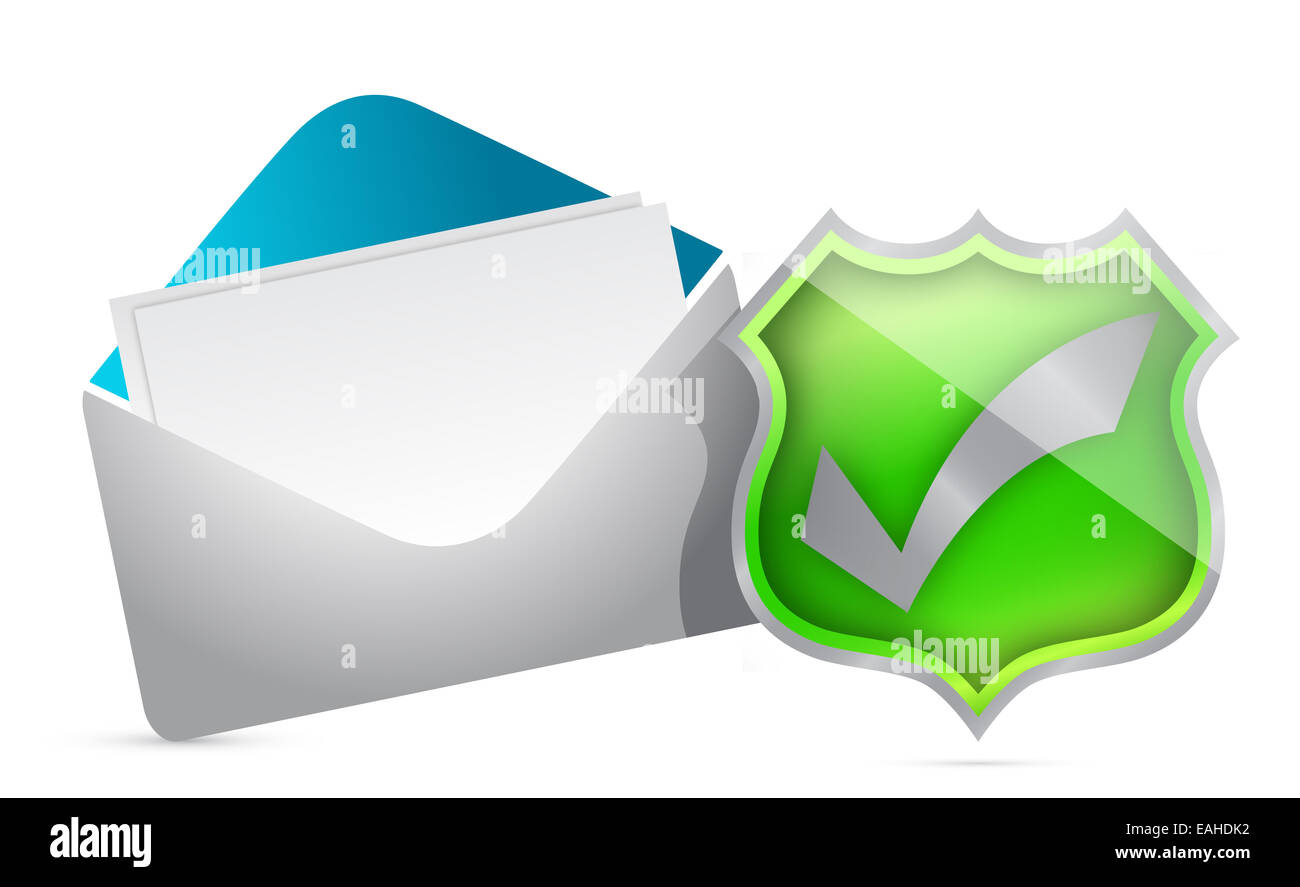 Security envelope shield hi-res stock photography and images - Alamy