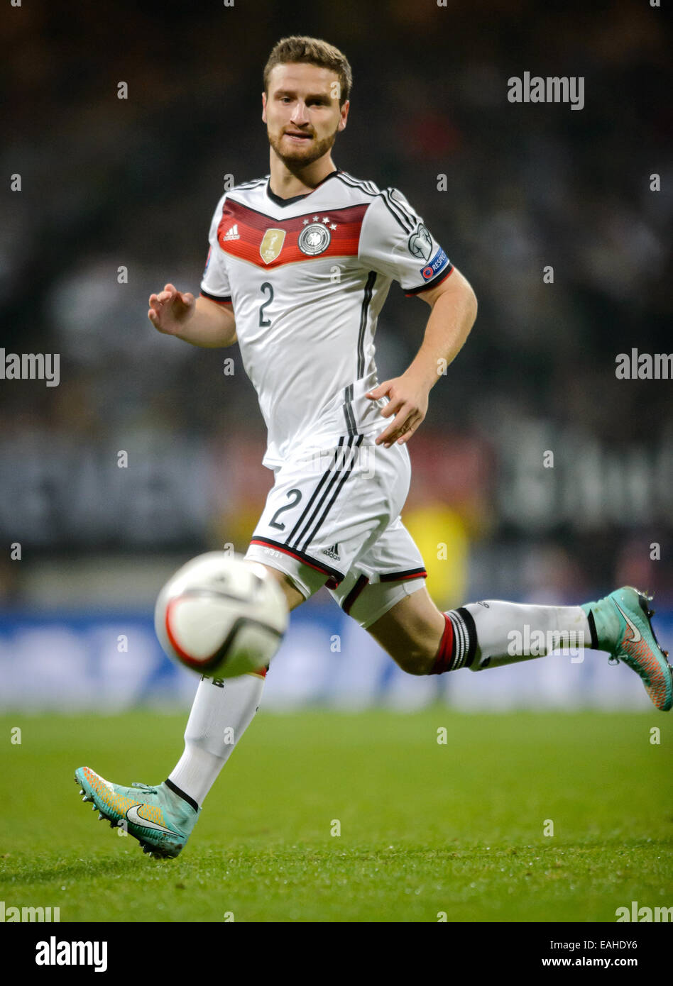 Nuremberg, Germany. 14th Nov, 2014. Germany's Shkodran Mustafi in ...
