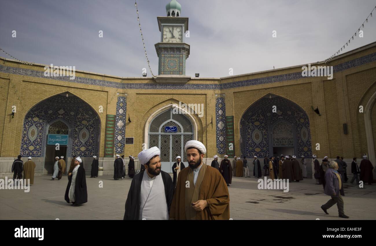 Qom, Iran. 15th Nov, 2014. November 15, 2014 - Qom, Iran - Two Iranian ...