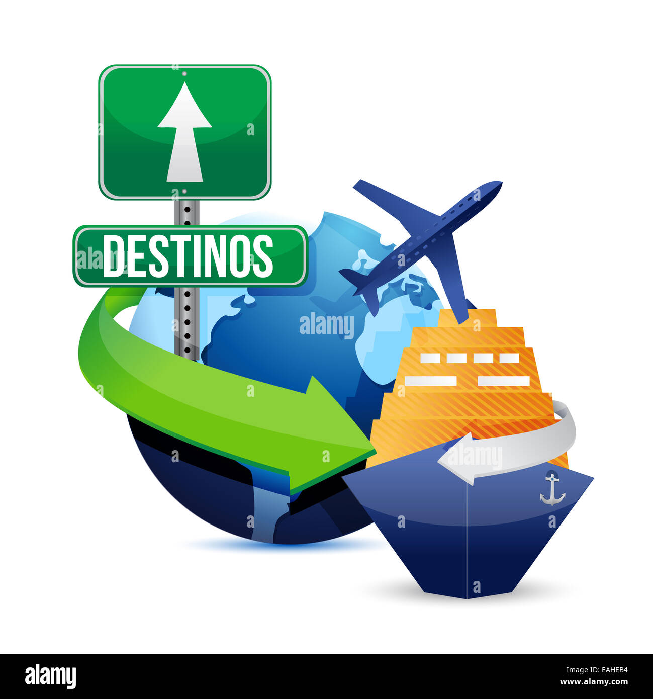 Spanish immigration illustration hi-res stock photography and images ...