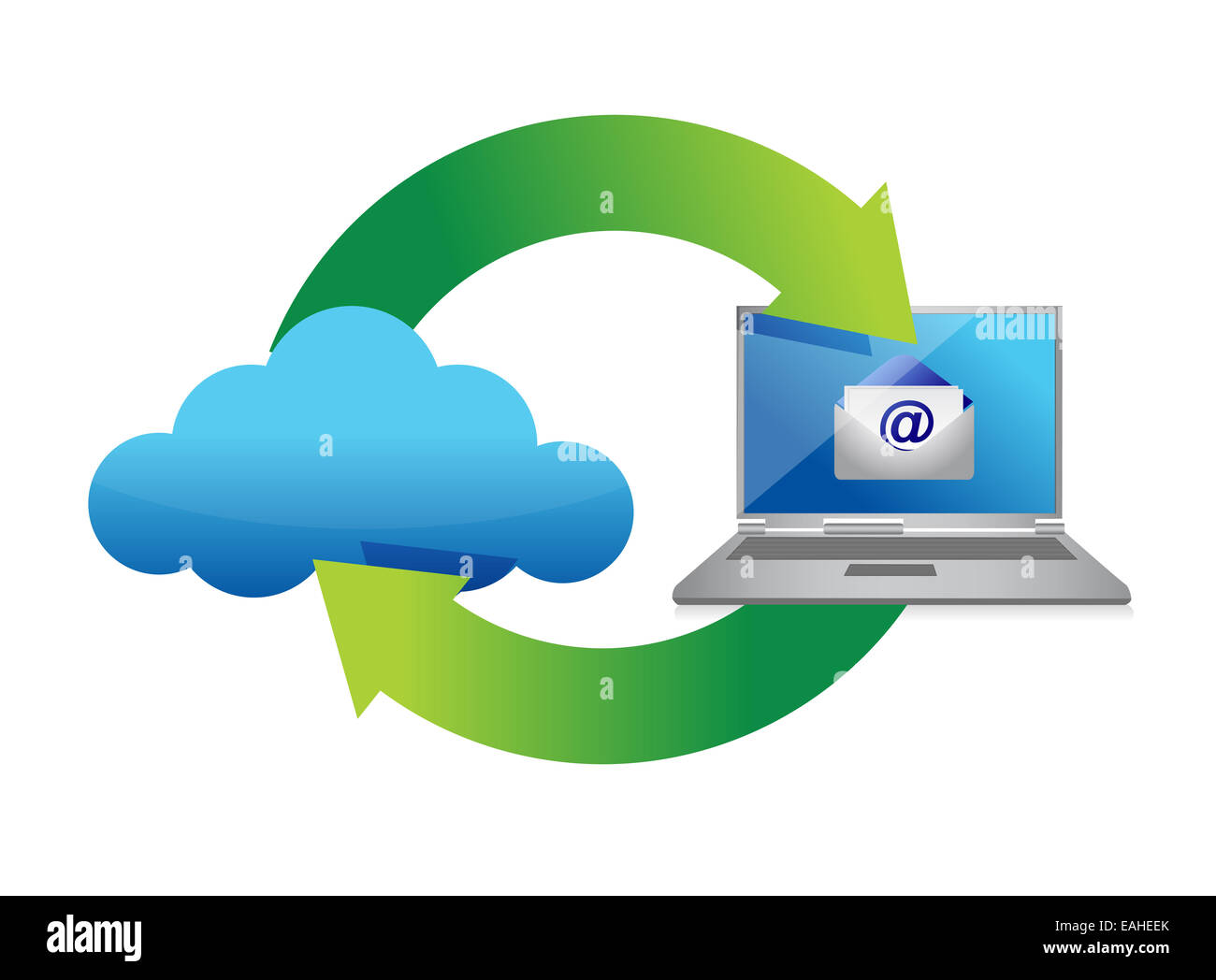 Message cloud storage Stock Photo - Alamy