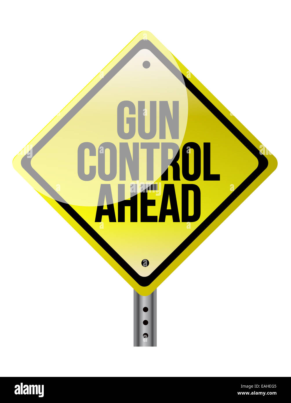 American warning sign Cut Out Stock Images & Pictures - Alamy