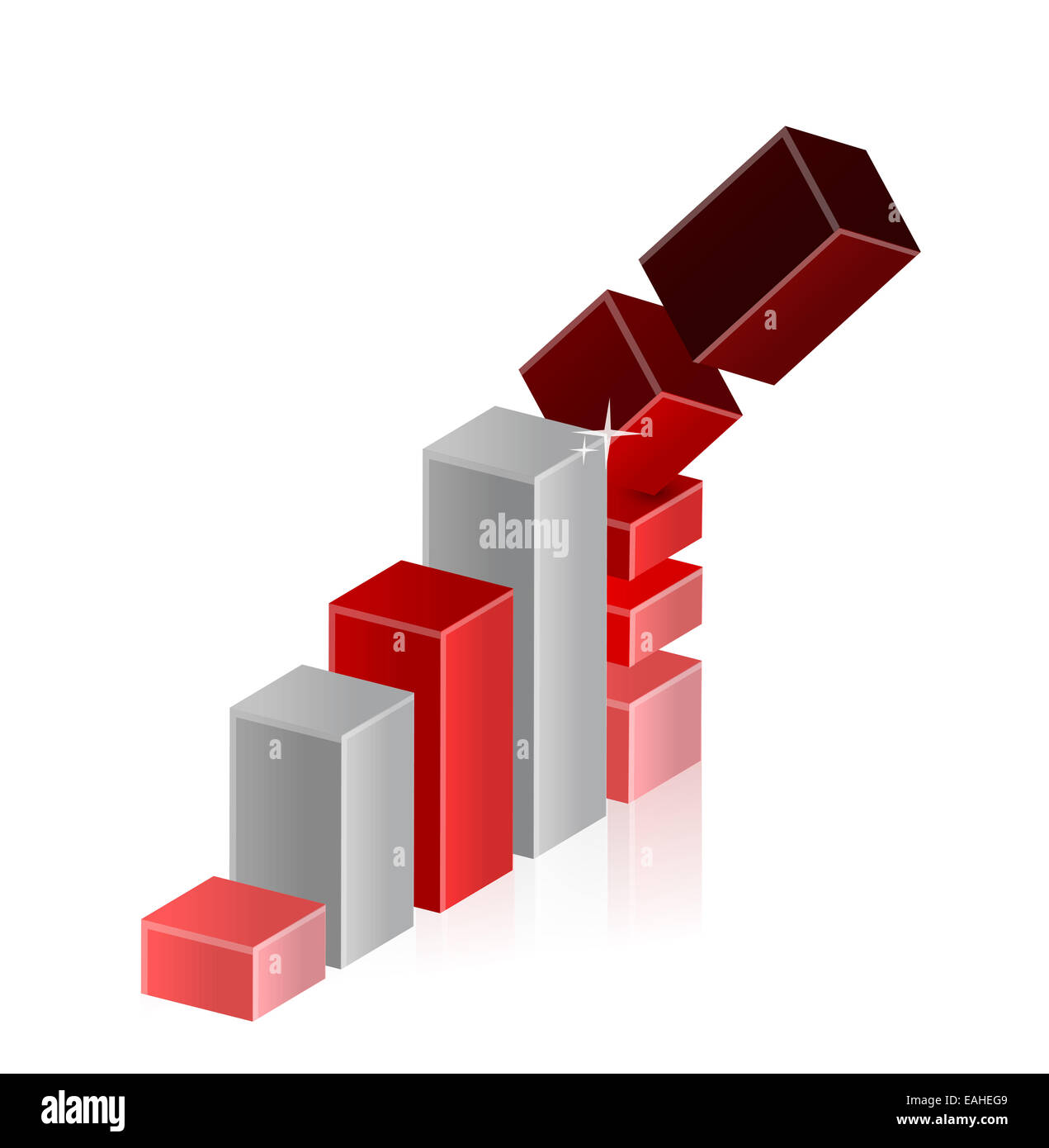 Dollar price falling graph Cut Out Stock Images & Pictures - Alamy