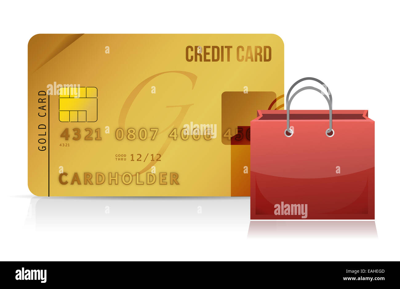Credit card shopping concept Stock Photo - Alamy