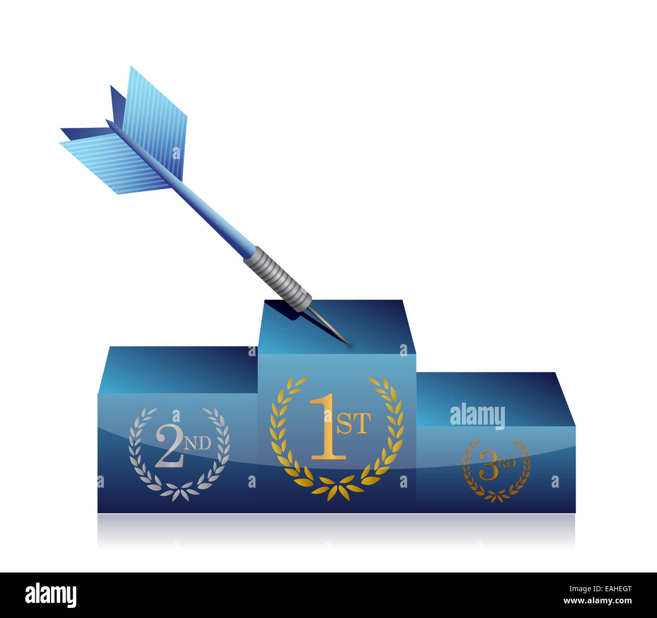 Sport podium illustration design Stock Photo - Alamy