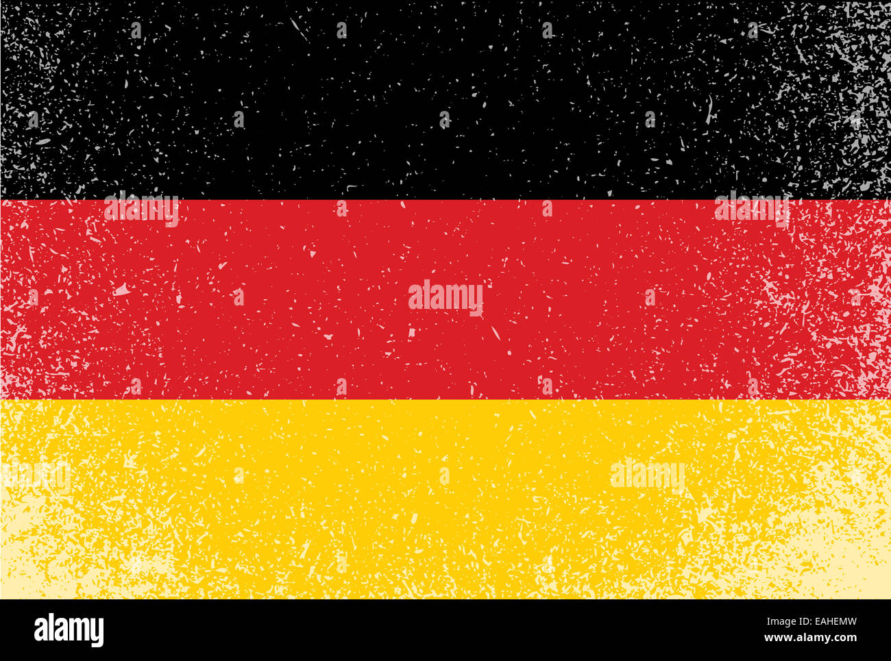 German grunge flag banner illustration design Stock Photo - Alamy