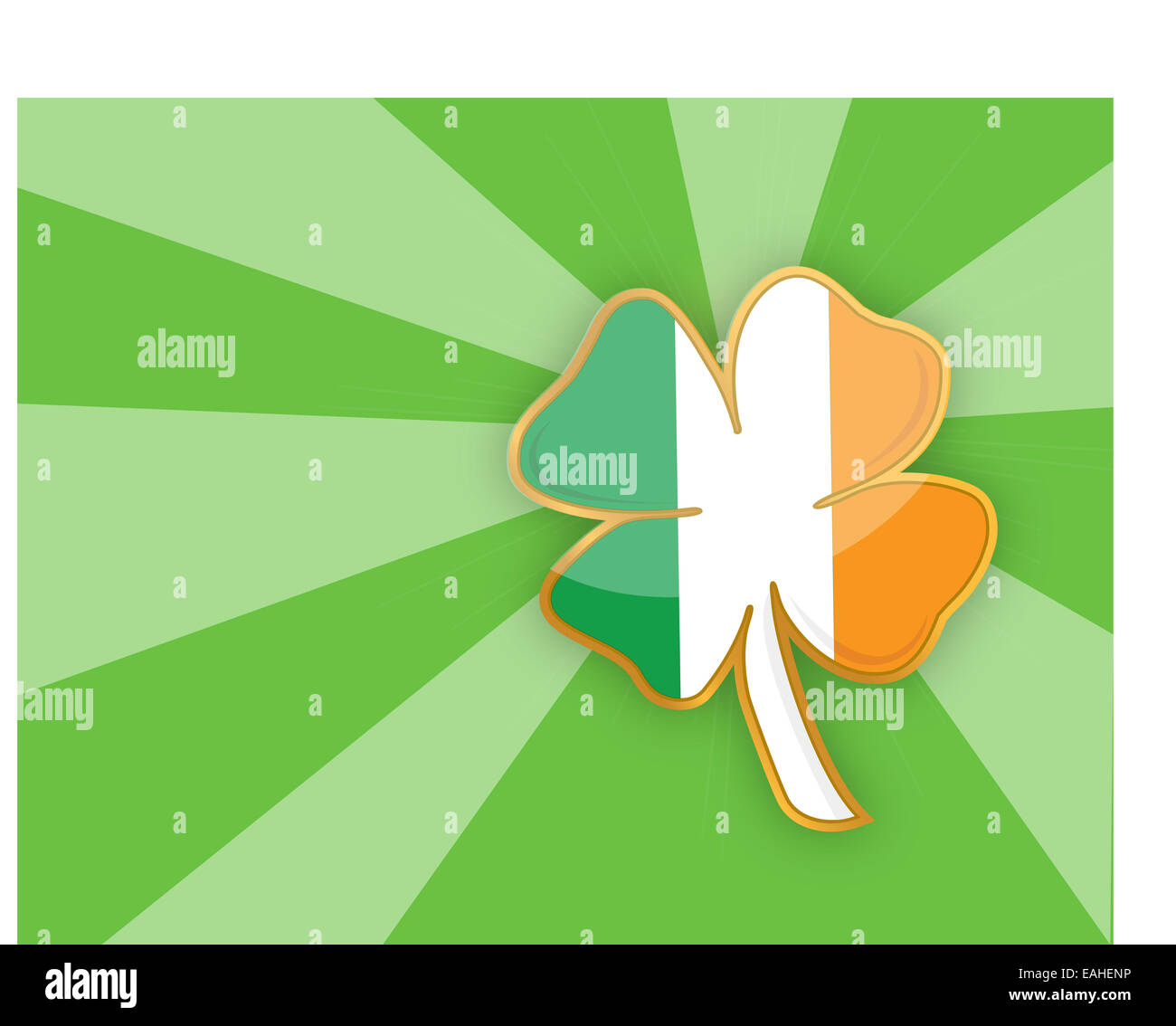 Clover leaf element background Stock Photo - Alamy