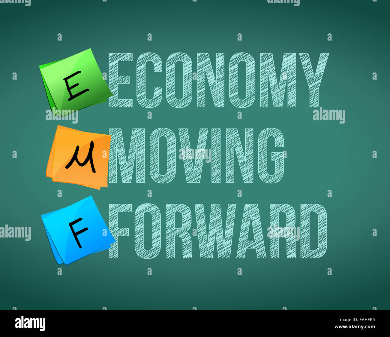 Economy moving forward Stock Photo - Alamy